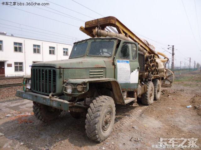 原创实拍老车之----再遇经典东风EQ240打桩六驱越野车 _ 卡车之家论坛